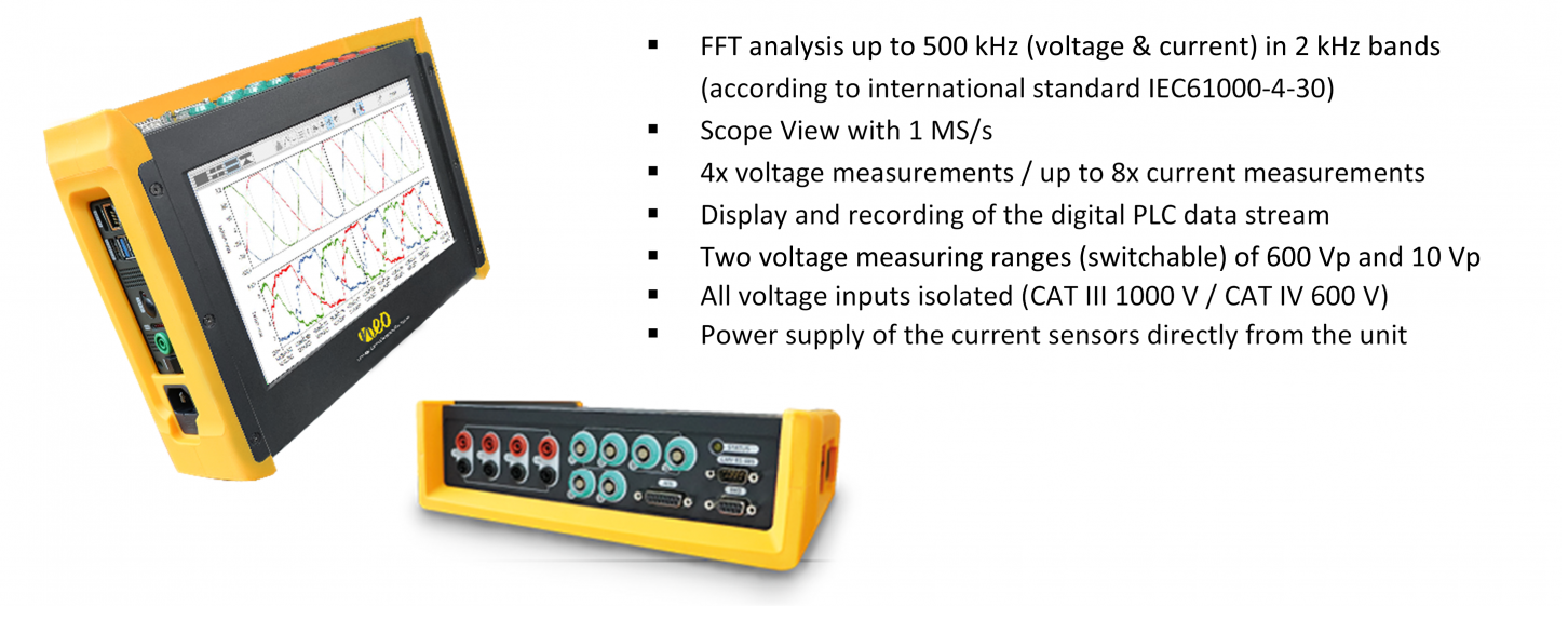 Power Quality Measurements in all voltage levels of the utilities up to ...
